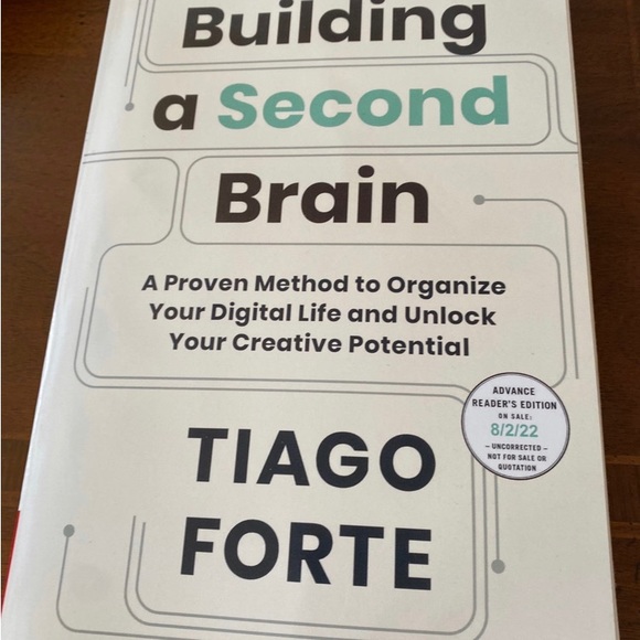 Atria Books | Other | New Building A Second Brain By Tiago Forte | Poshmark
